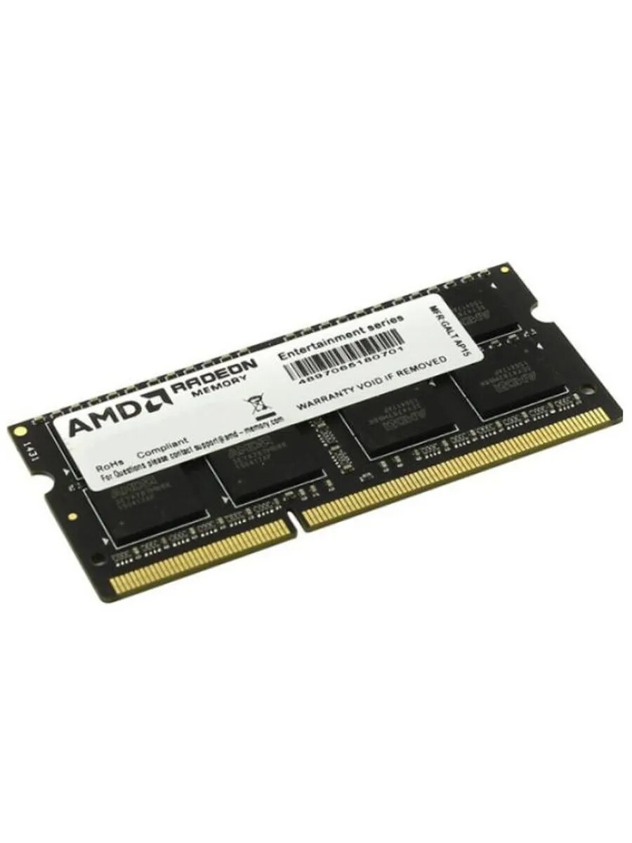 Radeon R5 Entertainment R538G1601S2SL-UO 8 ГБ SO-DIMM DDR3
