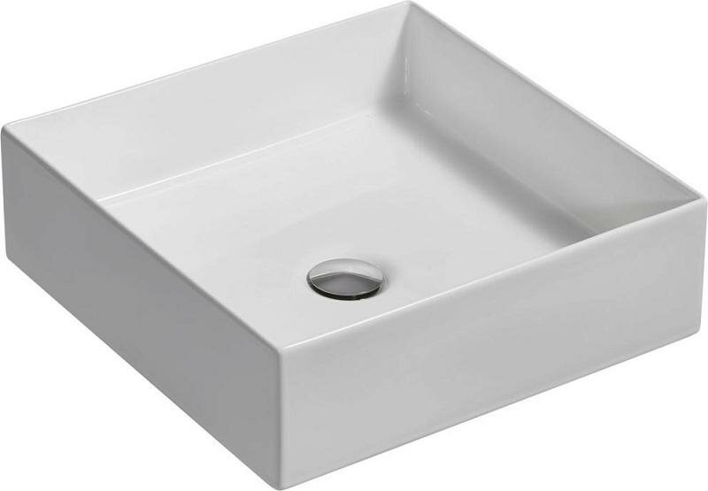 Раковина накладная Jacob Delafon Delta Pure 39 E90011-0 Белая, фарфор
