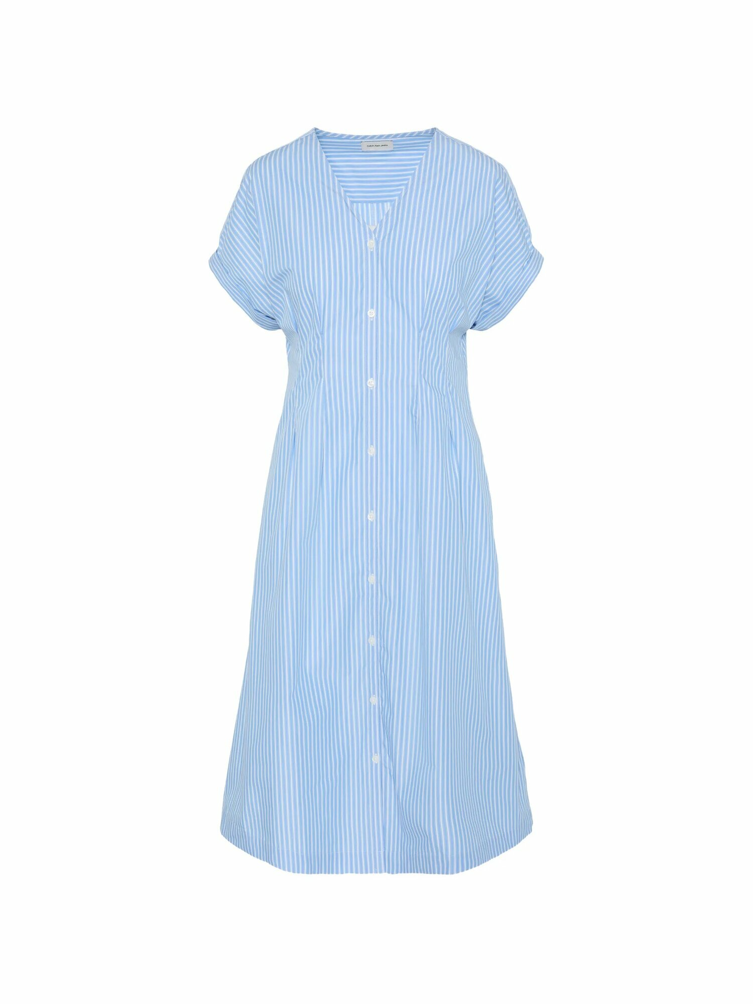 Платье Striped button-down midi dress
