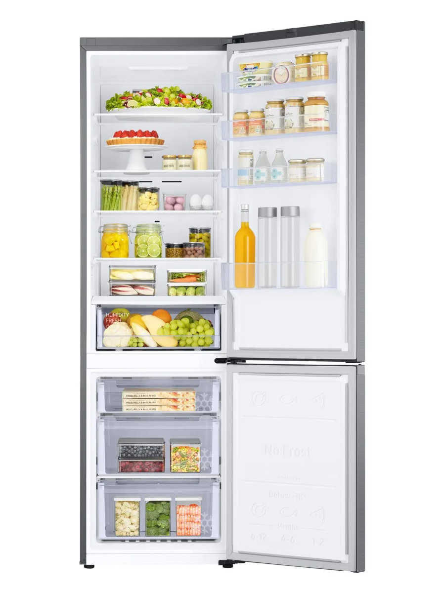 Холодильник Samsung RB38C600CS9/EF двухкамерн. общий объем 390л серебристый инвертер