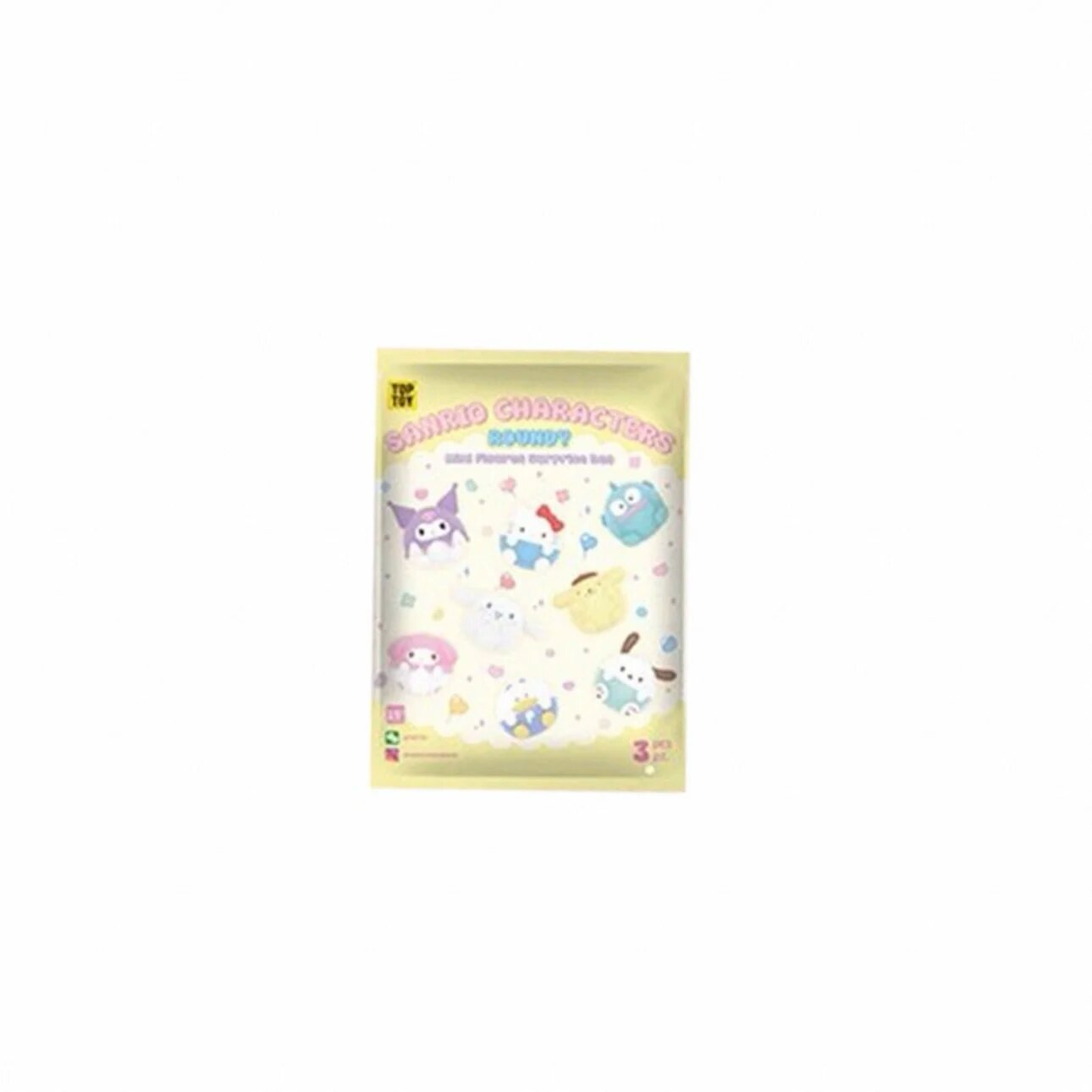 MINISO Оригинальная круглую подарочную коробку Sanrio Family Round Series - Модная кукла Куроми Хангиодон Hello Kitty Почако, миниатюрная милая кукла, подарок на день рождения,