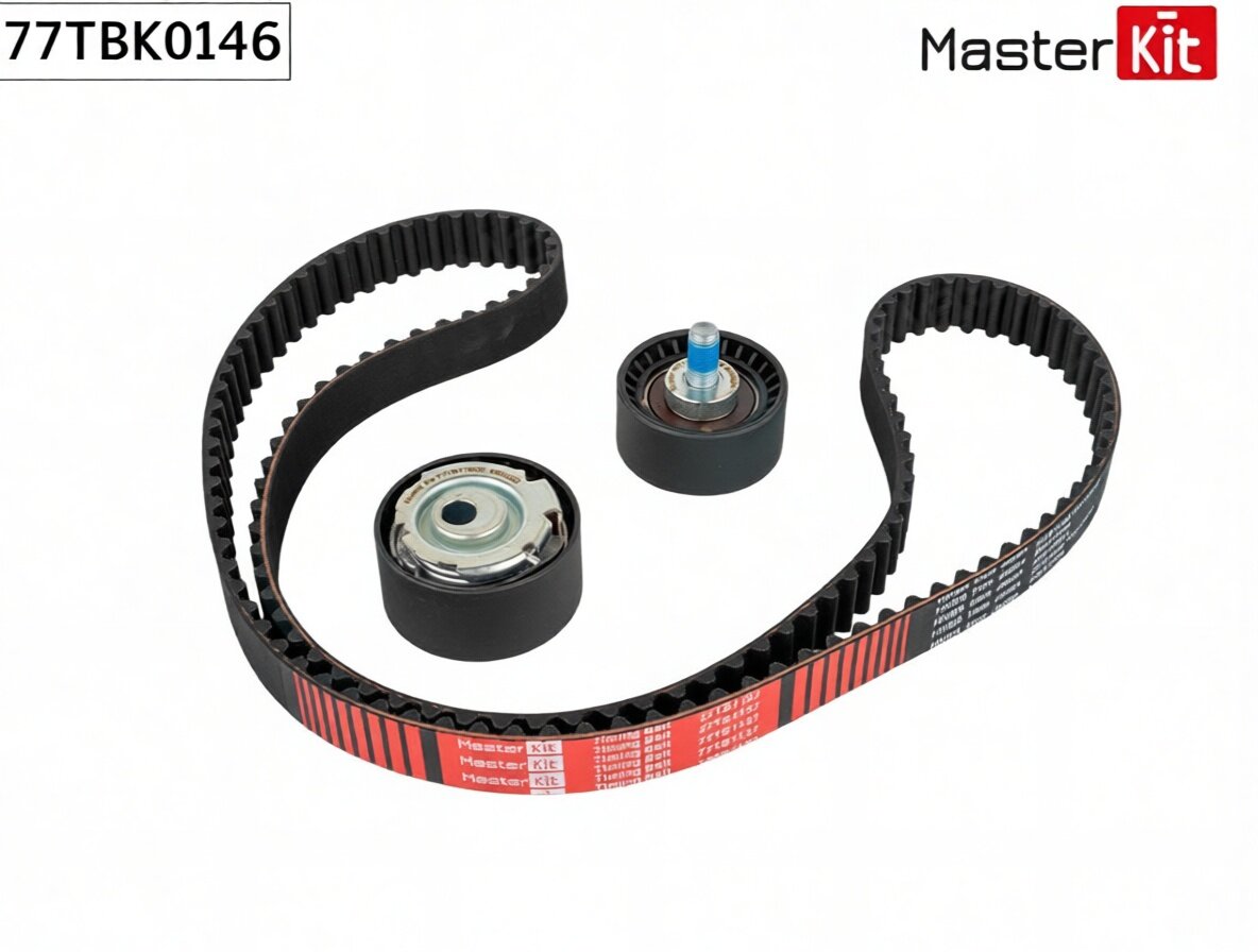 Комплект ремня ГРМ LADA GRANTA (2190) 2011 - 77TBK0146 MasterKit арт. 77TBK0146
