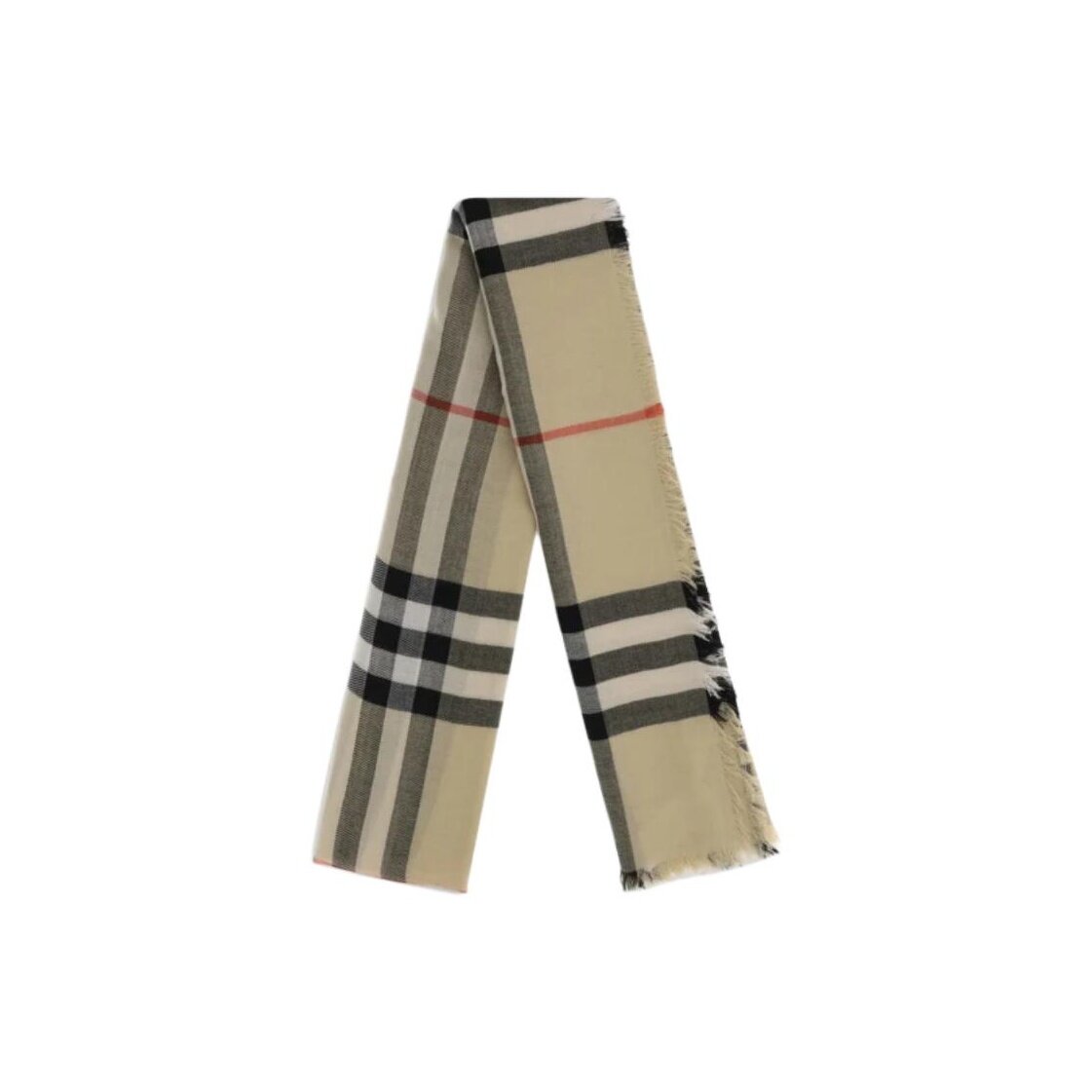 Шарф BURBERRY для женщин, one size, коричневый — фото 1