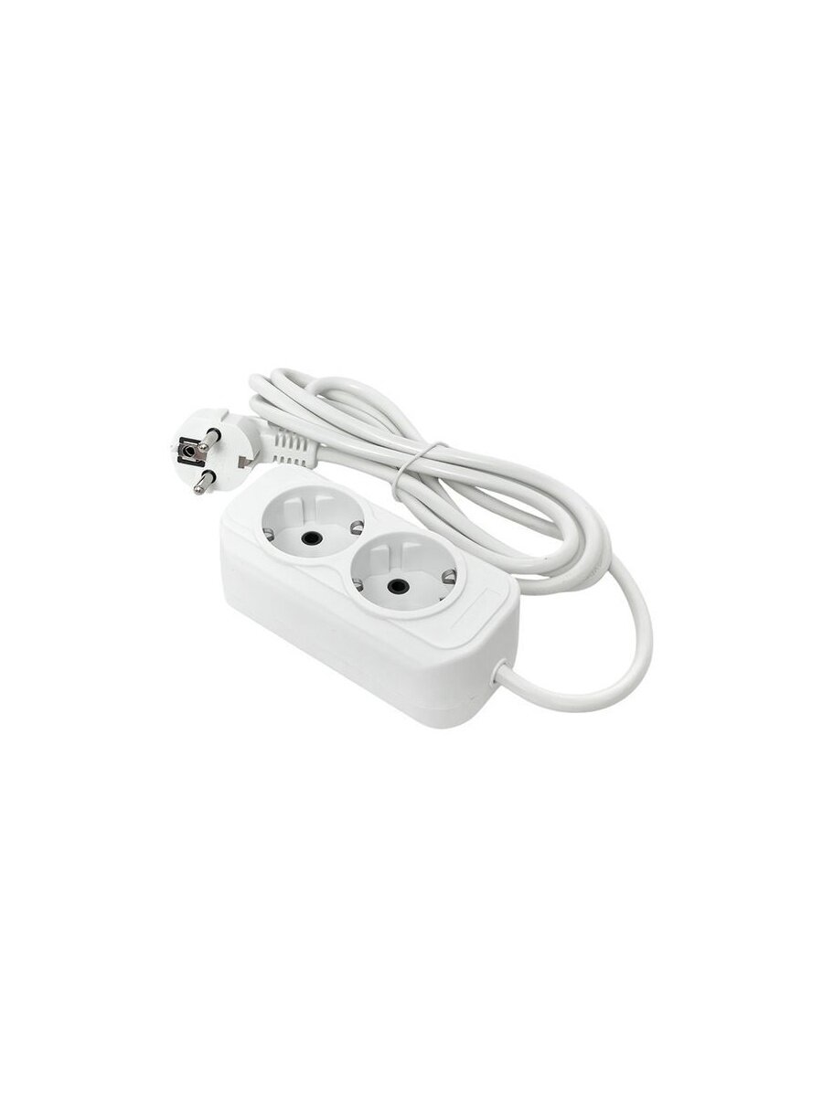 Удлинитель 2х5м с заземл. 16А IP20 Эксперт 3.0кВт ПВС 3х1 EKF UBA16-310-2-05