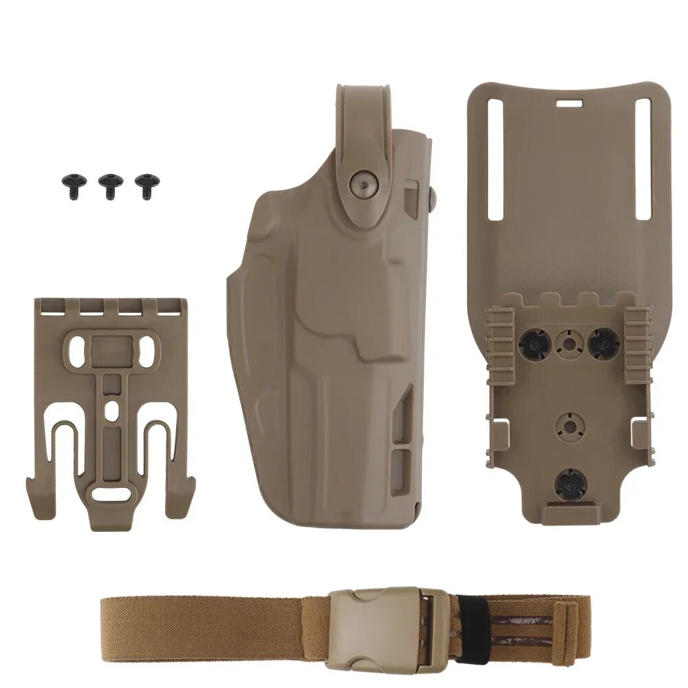 Тактическая кобура бежевого цвета для Glock 17/19/22