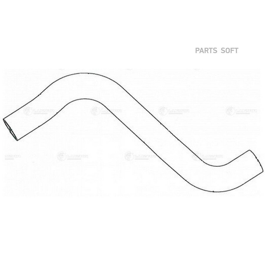 LUZAR LPK0513 Патрубок охл. для а/м Chevrolet Cruze (09-) 1.8i верх. (EPDM, 1 шт.) (LPK 0513)