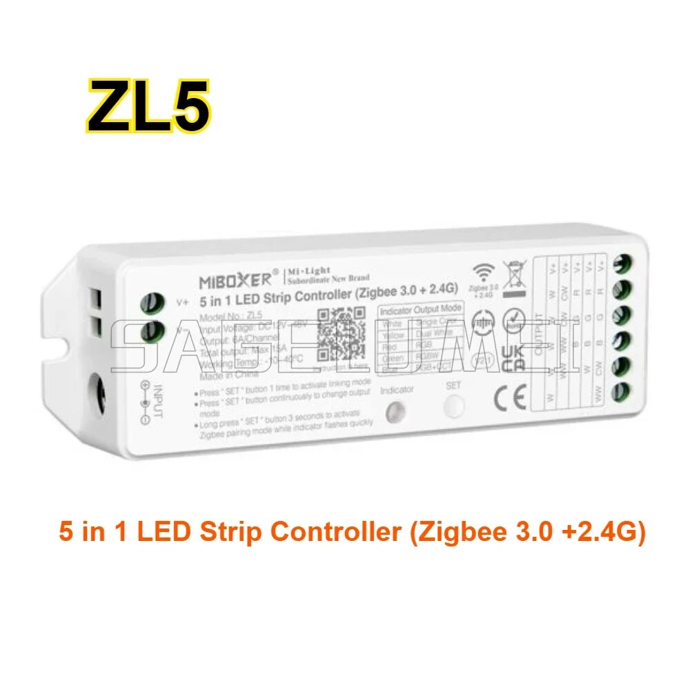 Miboxer ZL5 5 в 1 LED контроллер для светодиодной ленты