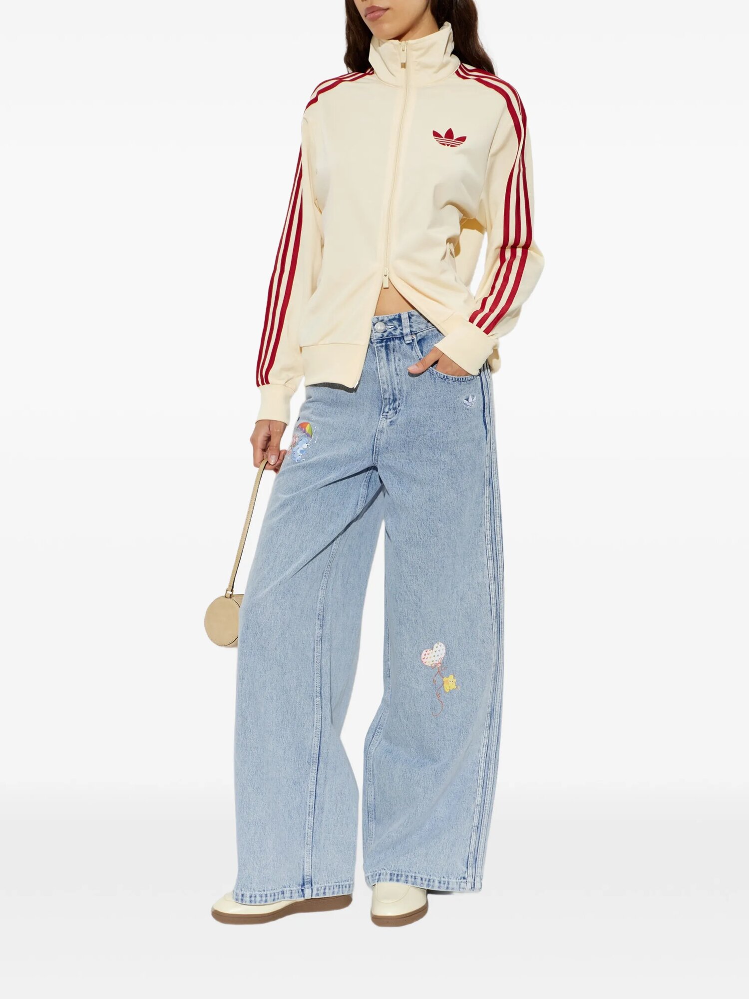 Топ adidas Firebird track top loose, размер 4 UK — фото 1