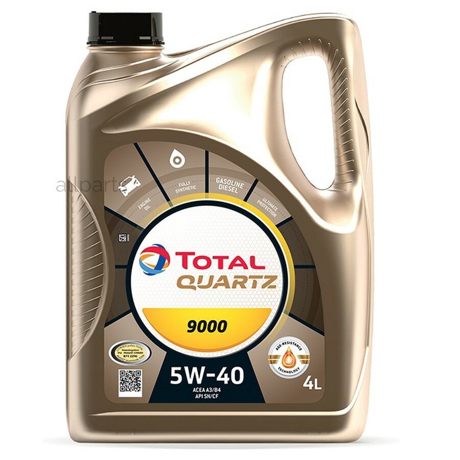 TOTALENERGIES 213674 Масло моторное синтетическое QUARTZ 9000 5W40 4 л