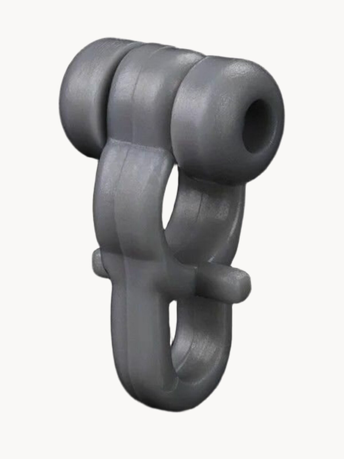 Бегунок-ролик OLEXDECO для штор Отель 7,5 мм (100 шт.) Серый