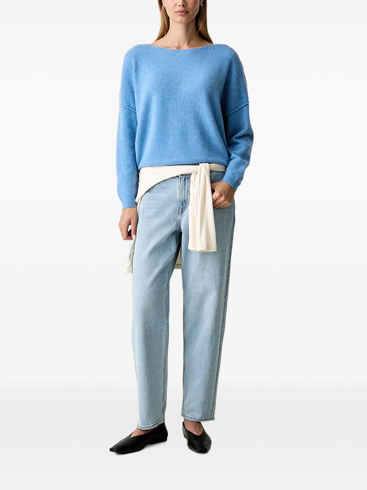 Свитер American Vintage Damsville sweater, размер M-L, , blue — фото 1