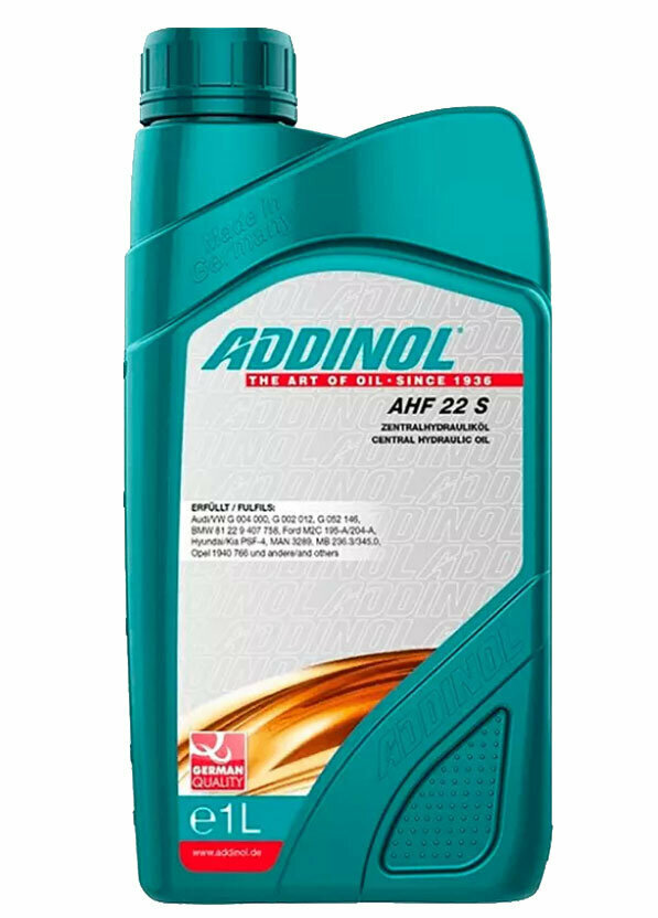 Масло в гур Addinol AHF 22 S 1 л. синт.