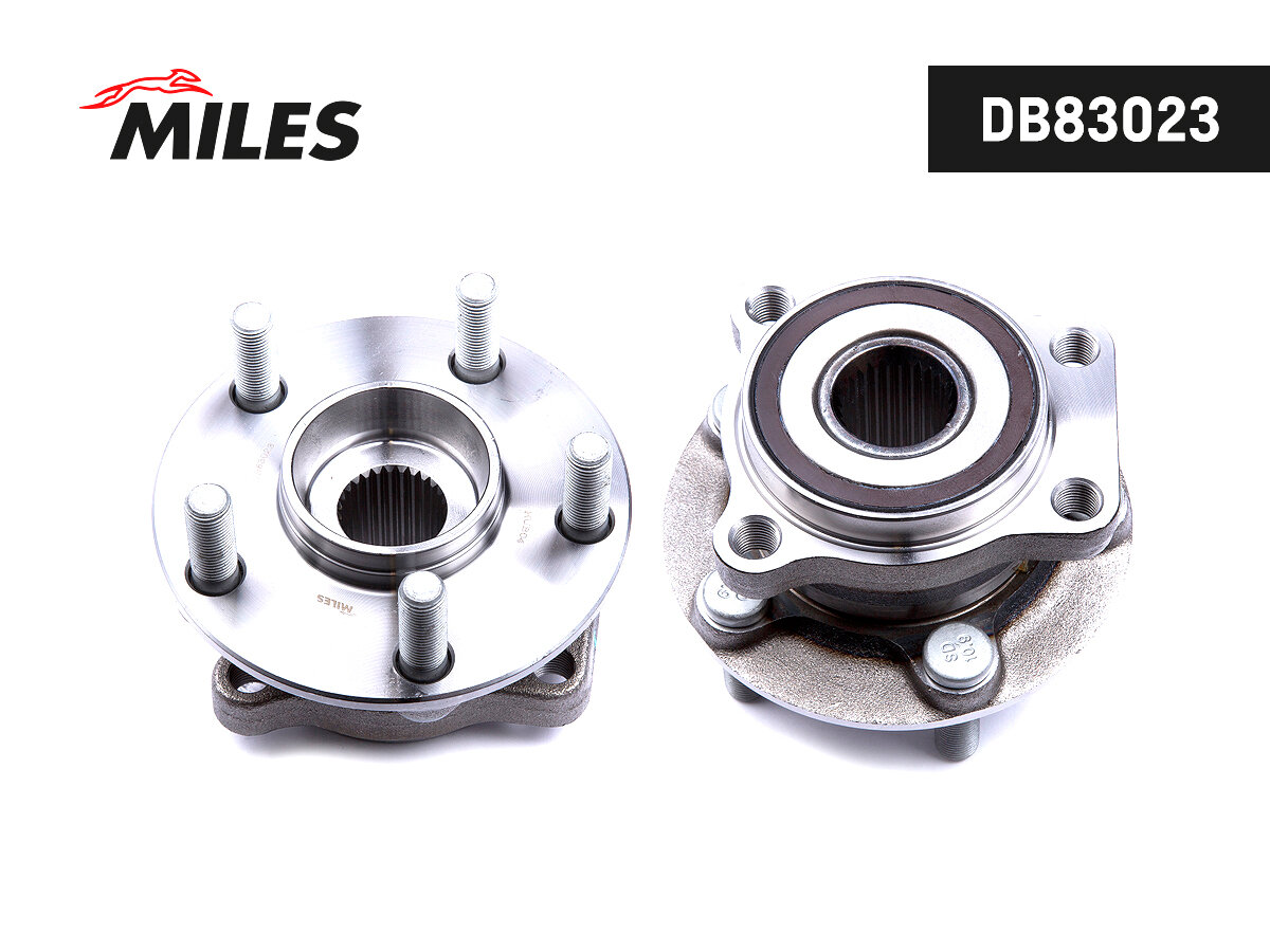 MILES Ступица с подшипником SUBARU FORESTER III/IMPREZA III/LEGACY IV 03- передняя