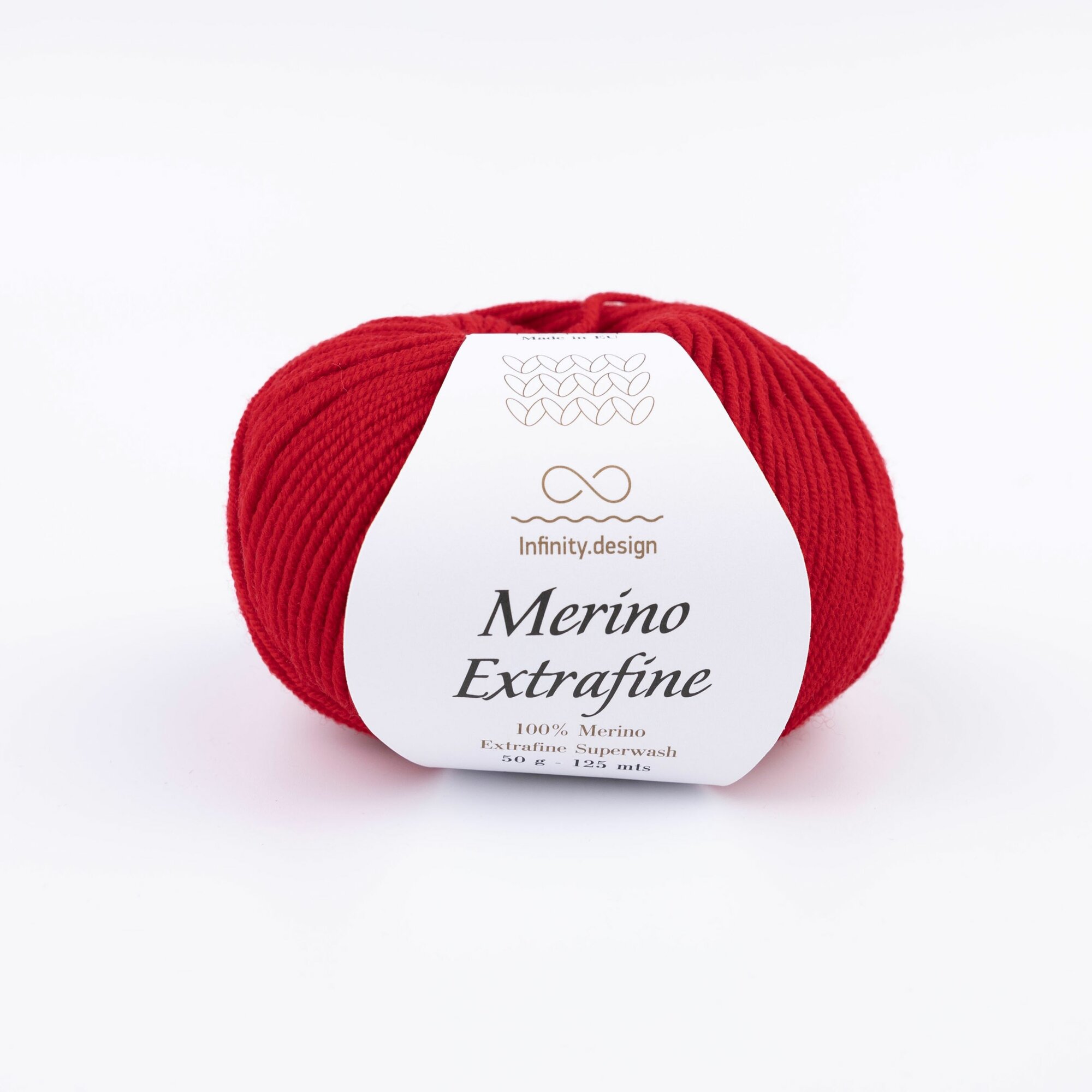 Пряжа INFINITY Merino Extrafine 4219 (1 моток), 100% мериносовая шерсть, superwash, 50г, 125м