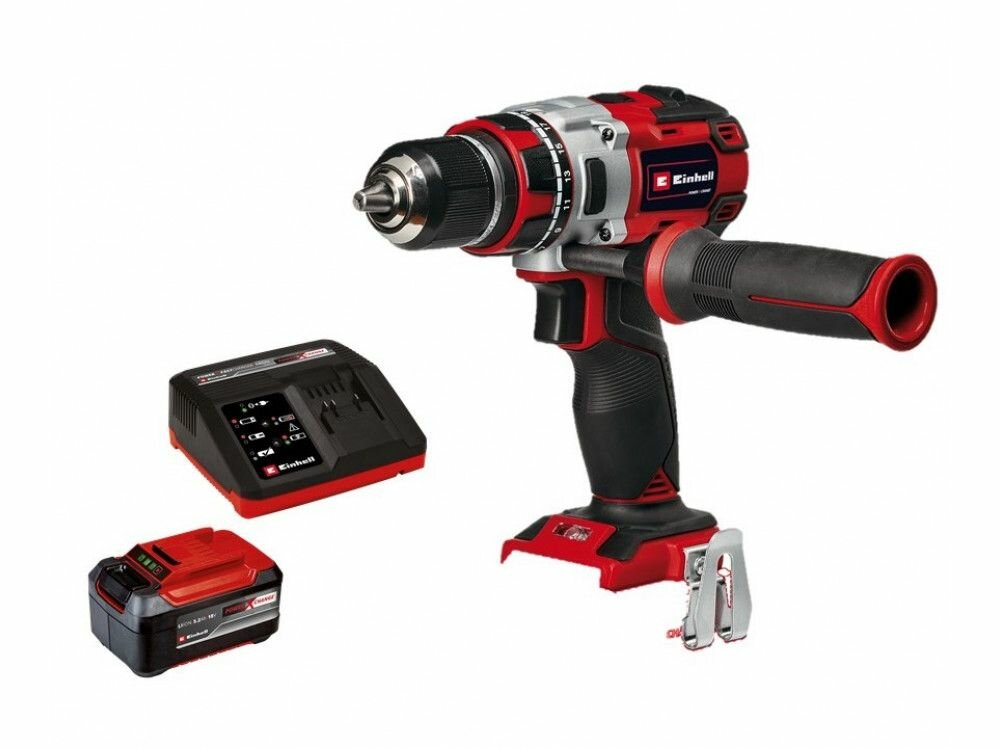 Набор Einhell: дрель аккум. PXC TP-CD 18/80 Li BL + 1 акк. PXC Plus 5.2Ач 18В + ЗУ 4А