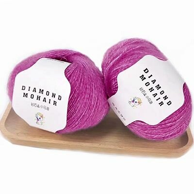 Пряжа Diamоnd mohair (40% акрил, 60% акриловое волокно с имитацией шерсти) 8шт*25гр 35