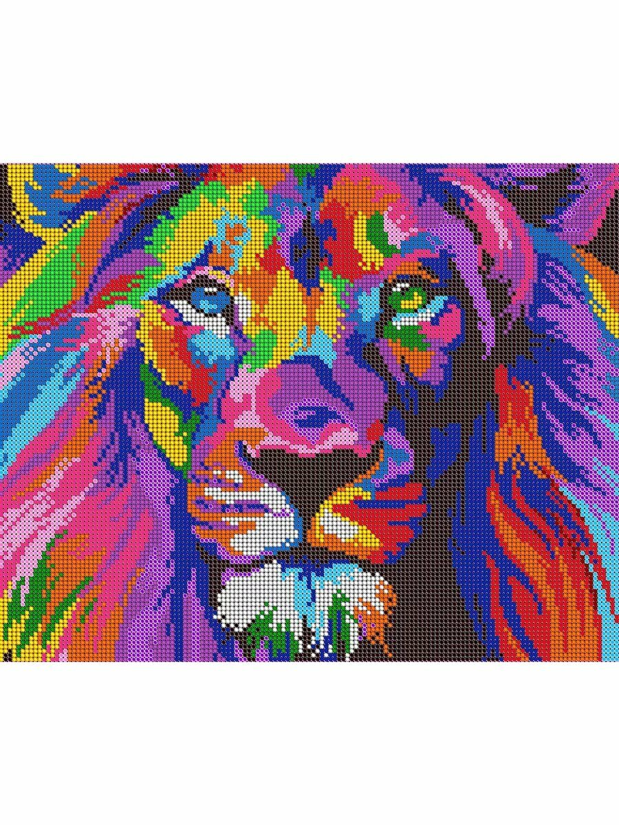Набор для вышивания Лев 24*30 см