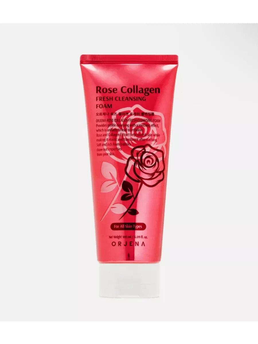 Пенка для умывания с экстрактом розы