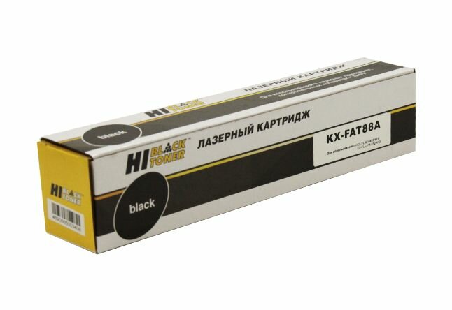 Тонер-картридж Hi-Black KX-FAT88A черный, для Panasonic