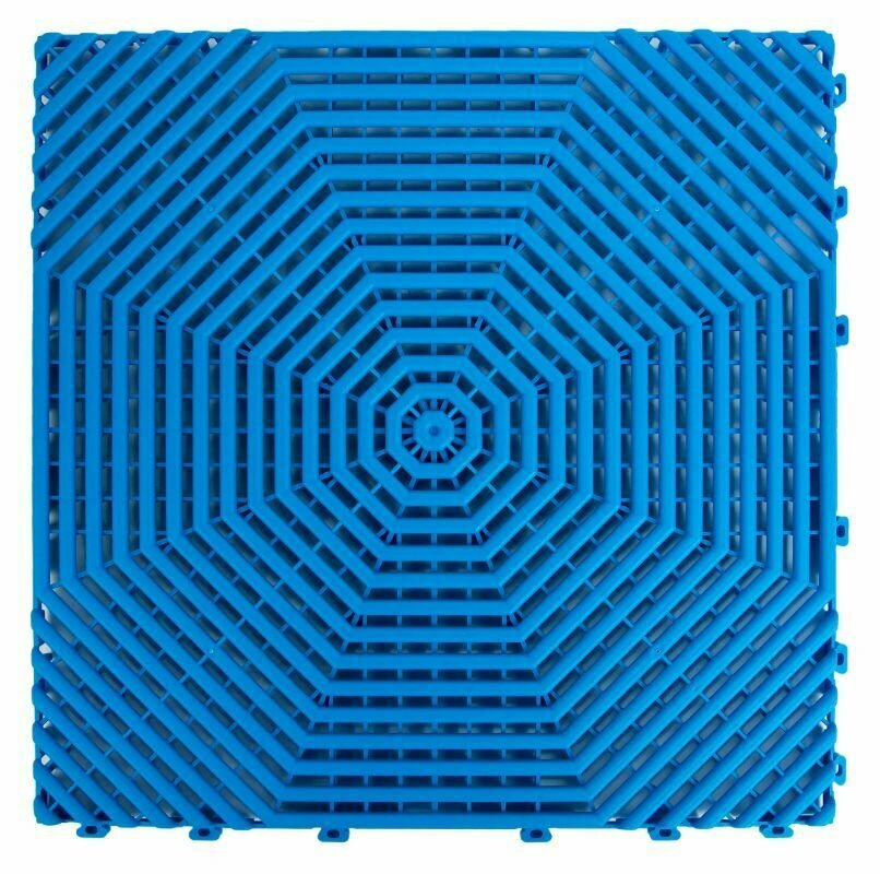 Садовая плитка Helex 40х40 см полипропилен голубой