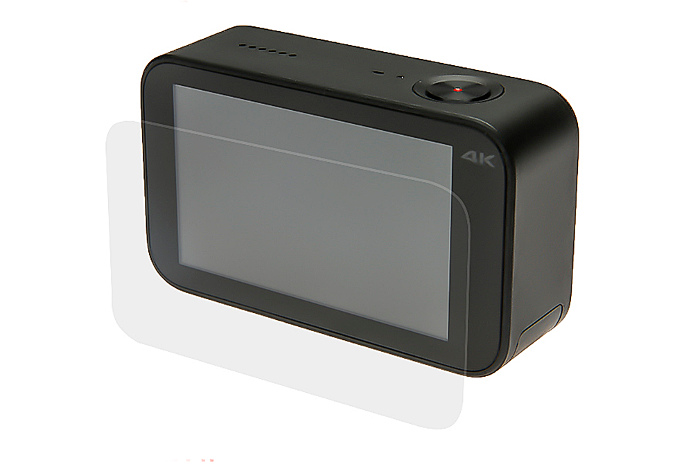 Фирменное защитное закалённое противоударное стекло для Экшн-камеры Xiaomi MiJia 4K из качественного японского материала премиум-класса с олеофобны.