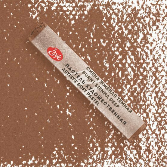 Пастель художественная "Мастер-Класс" сиена жженая темная цв. №437