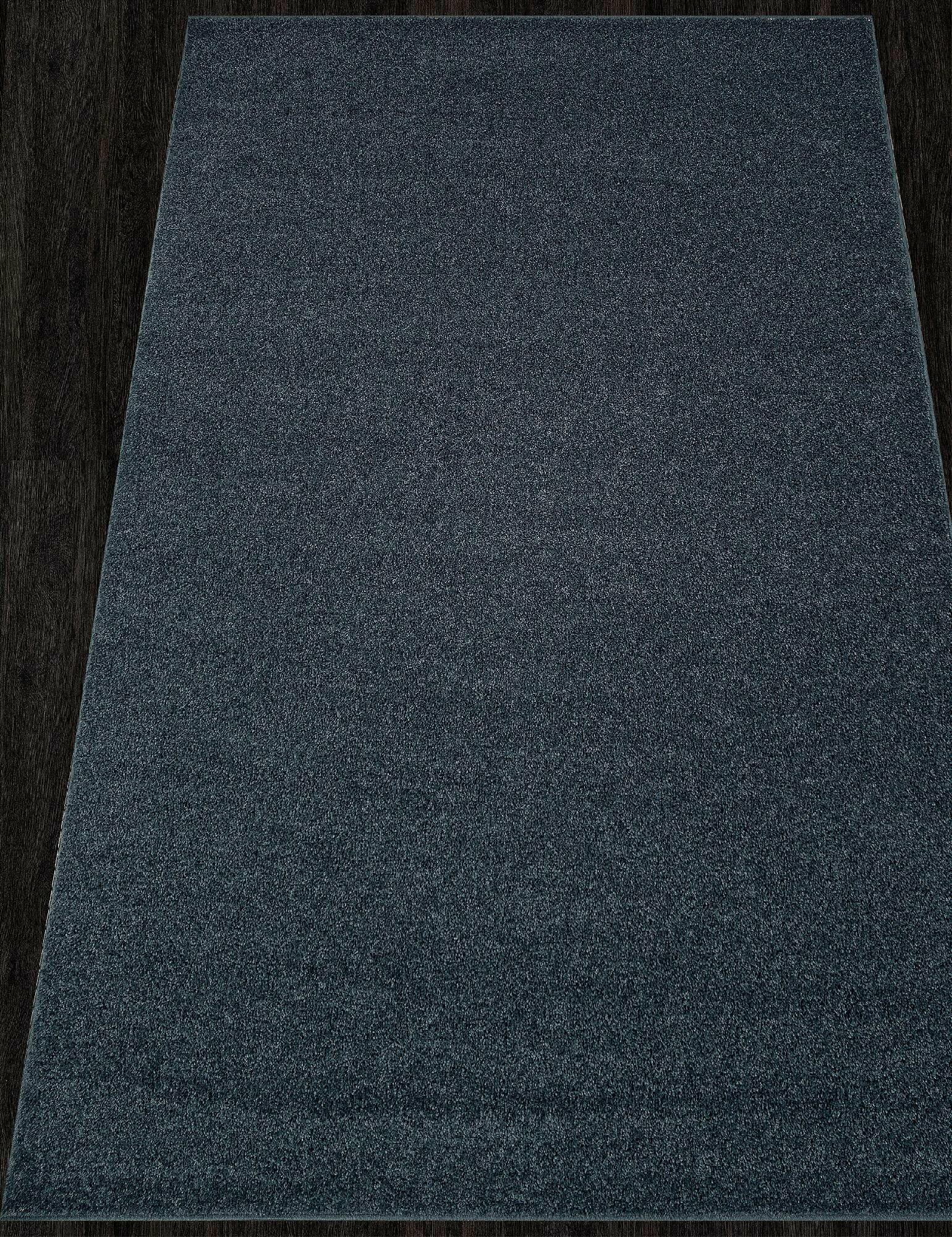 Ковер на пол в спальню в гостиную 150х230 см однотонный ворс 18 мм шегги 323390 KoverVDom