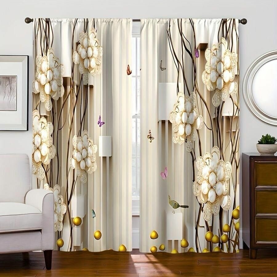 Фотошторы, 3D эффект, габардин, 300x260 см, крепление шторная лента