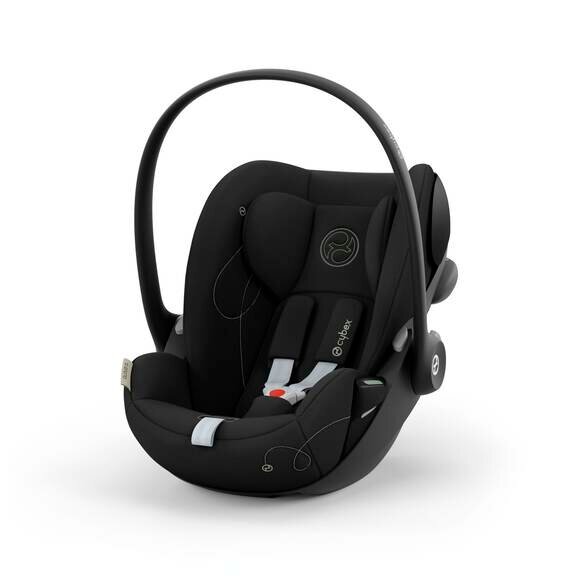 Автокресло Cybex Cloud G i-Size, Moon Black (Comfort). Группа 0+ (0-13 кг). Рост до 87 см.