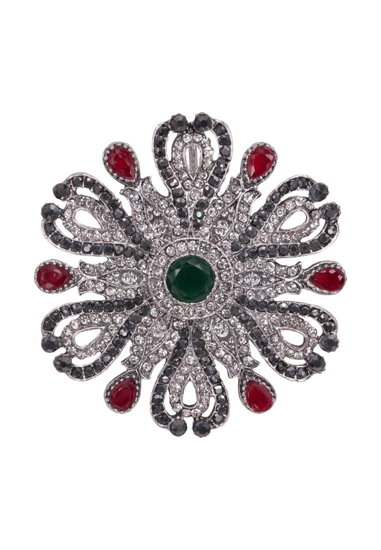 Брошь, стразы