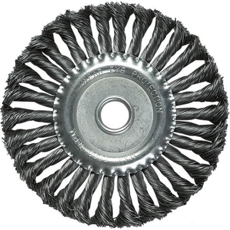 MATRIX 74632 Щетка для УШМ 125*22.23 мм, плоская крученая проволока