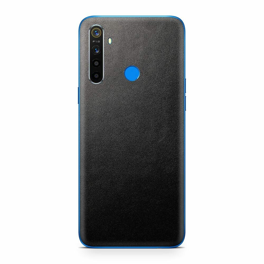 Наклейка Glueskin из натуральной кожи JUST BLACK для Xiaomi Redmi Note 8