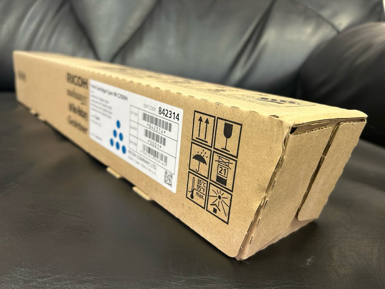 Картридж Ricoh IMC2500H Cyan, 10500 стр, голубой