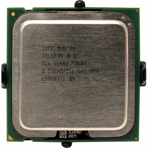 Процессор Intel Celeron D326 (HH80547RE061CN) OEM - LGA 775, 1 х 2500 МГц, L2 - 0,25 МБ, L3 - нет, 2хDDR2-800 МГц, TDP 84 Вт