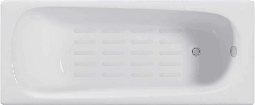 Ванна чугунная Delice Continental DLR230644-AS 165x70 см, с антискользящим покрытием, белый