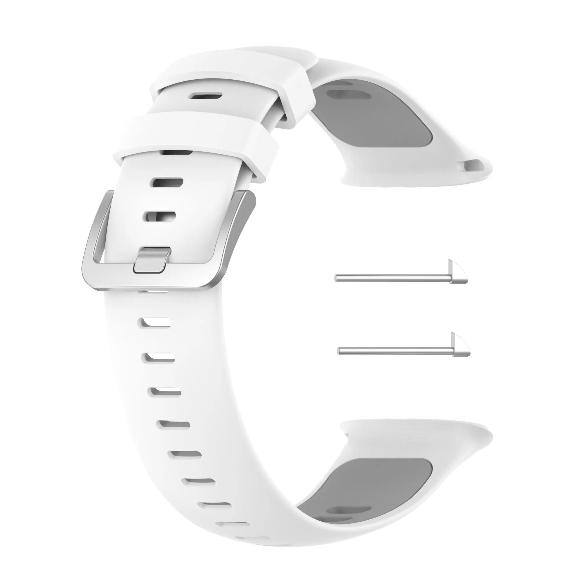 Силиконовый ремешок для Polar Vantage V2, белый