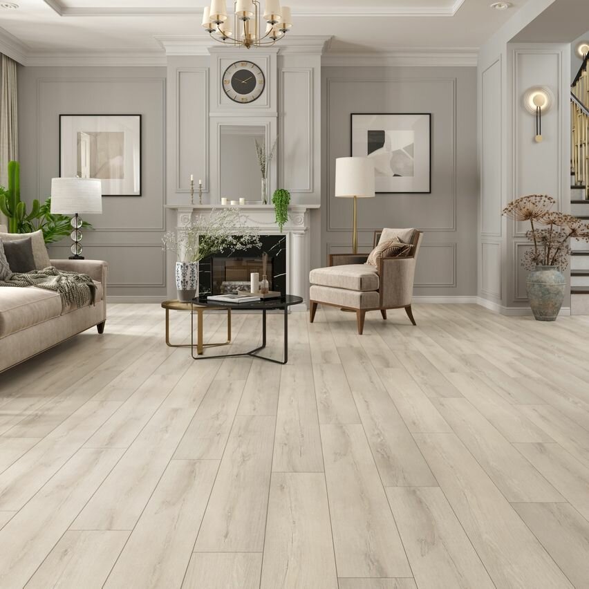 Каменно-полимерная плитка (ABA) Tulesna PREMIUM с подложкой ISOFIX 1004-2001 Felice 1,786 м2, толщиной 8 мм