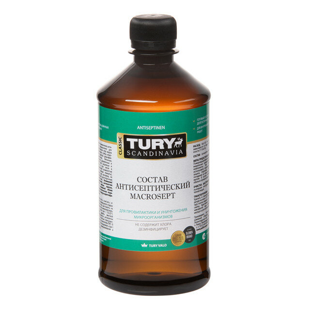 Антисептик TURY Macrosept 0,5кг, арт. Macrosept-Сан0,5