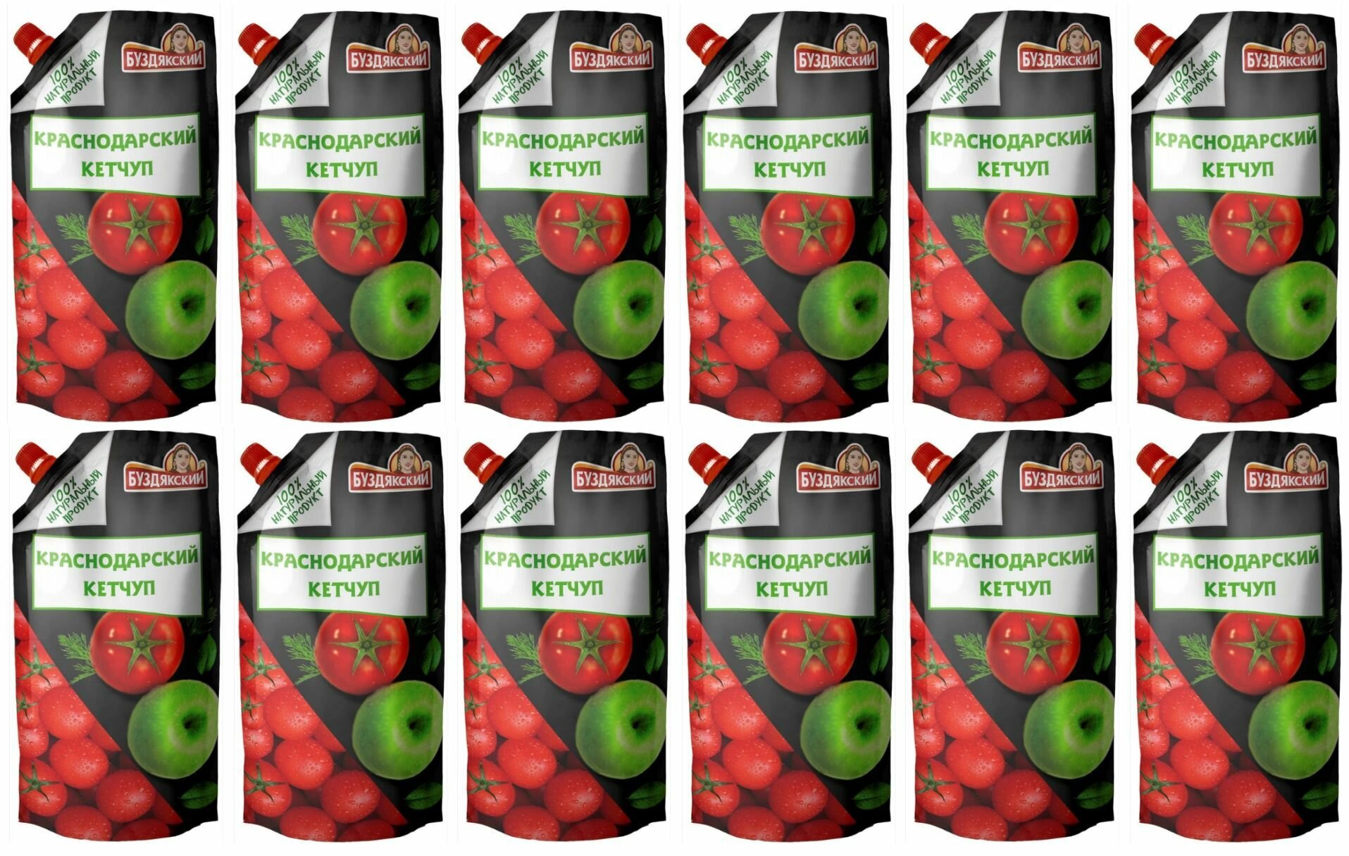 Кетчуп краснодарский Буздякский 260 г х 12 штук