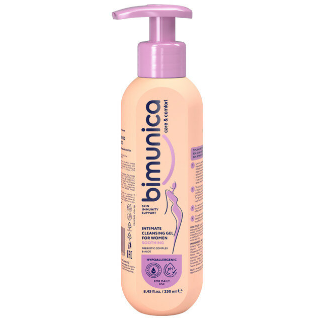 BIMUNICA Успокаивающий гель для интимной гигиены - мягкое очищение и комфорт 250 мл