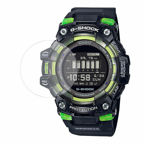 Скрин Мобайл защитный экран для часов Casio GBD-100SM-1 из гидрогелевая плёнка прозрачная