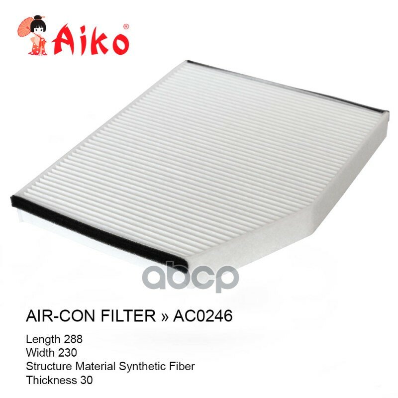 Фильтр салона AIKO арт. AC0246