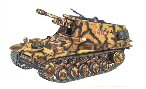 7061 Italeri Немецкая САУ "Wespe" 1/72