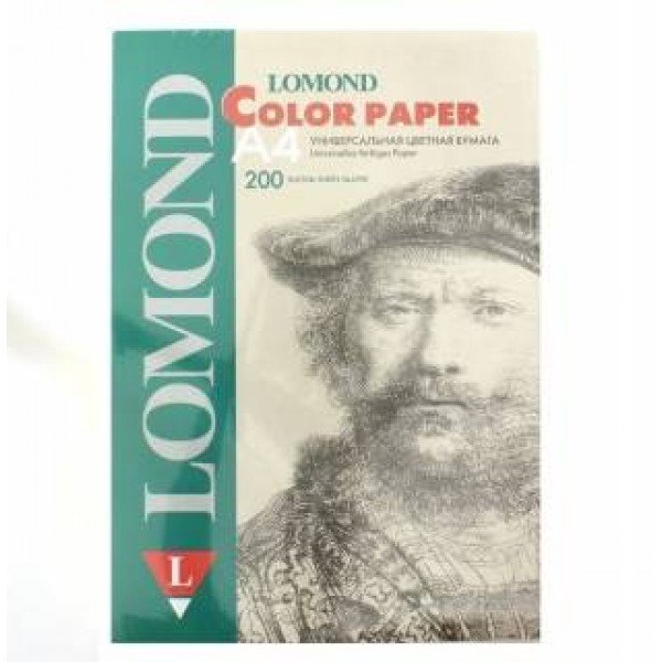 Бумага Lomond A4/160/125л Lagoon (светло-зеленый)