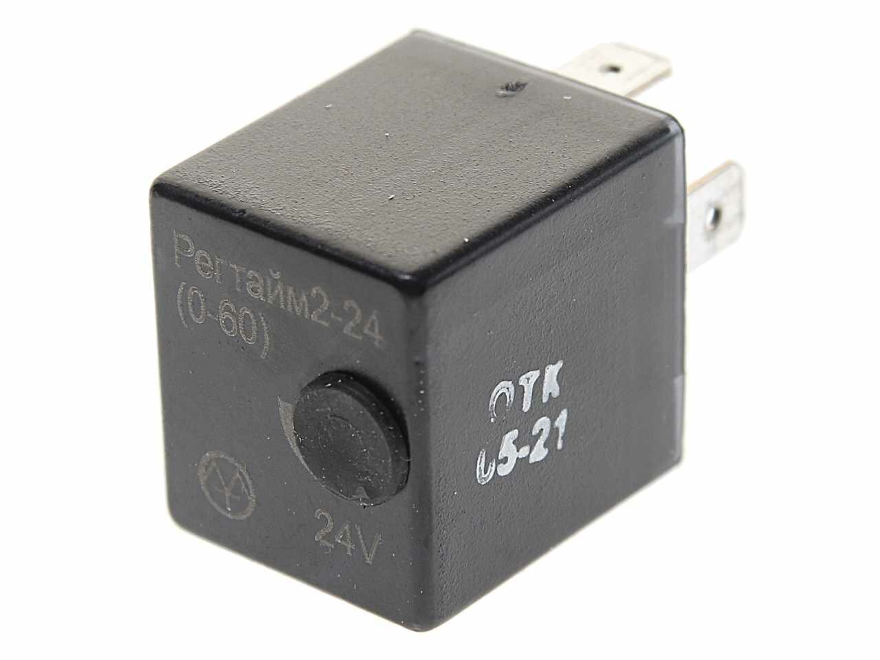 Реле времени 24V 60сек, РЕГТАЙМ2-24-(0-60), энергомаш