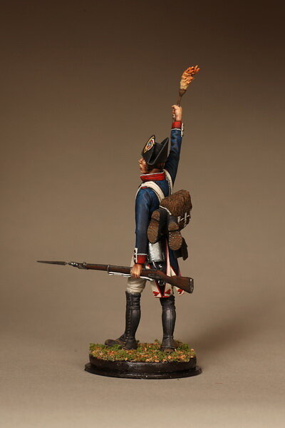 5411SOGA French fusilier line infantry. 1792 — 1797 years