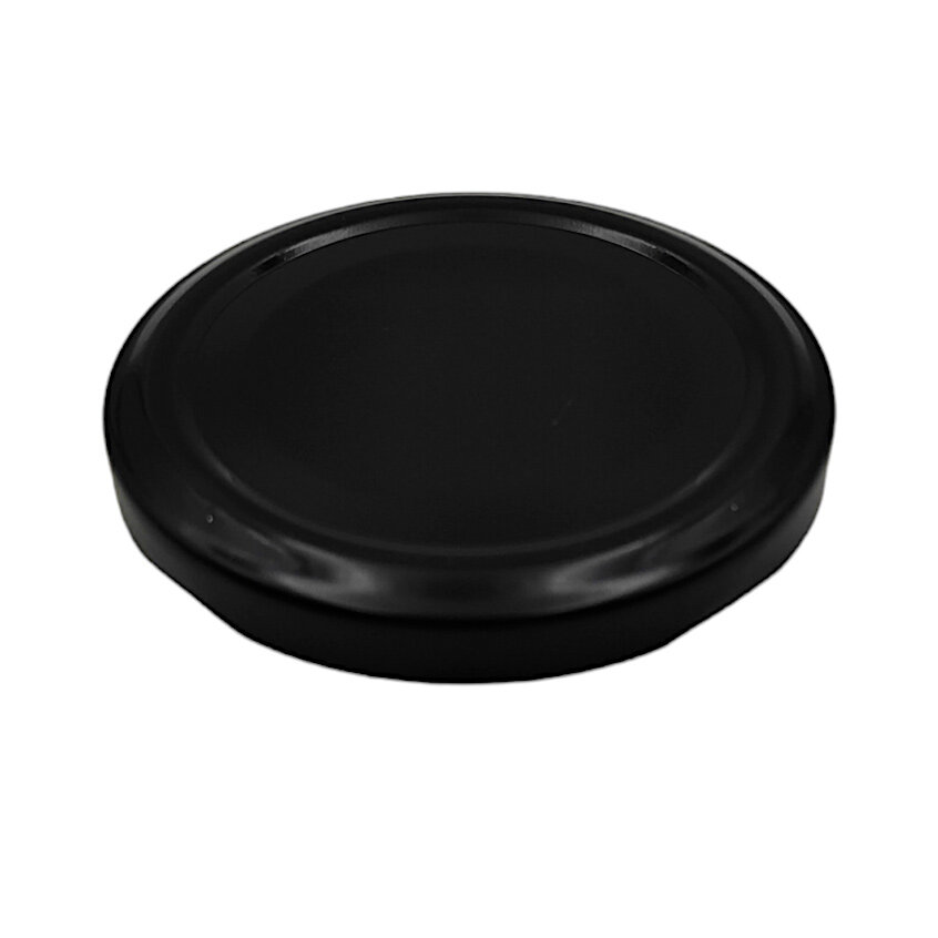 Крышка твист-офф d 66 мм, цвет черный - для консервирования овощей.