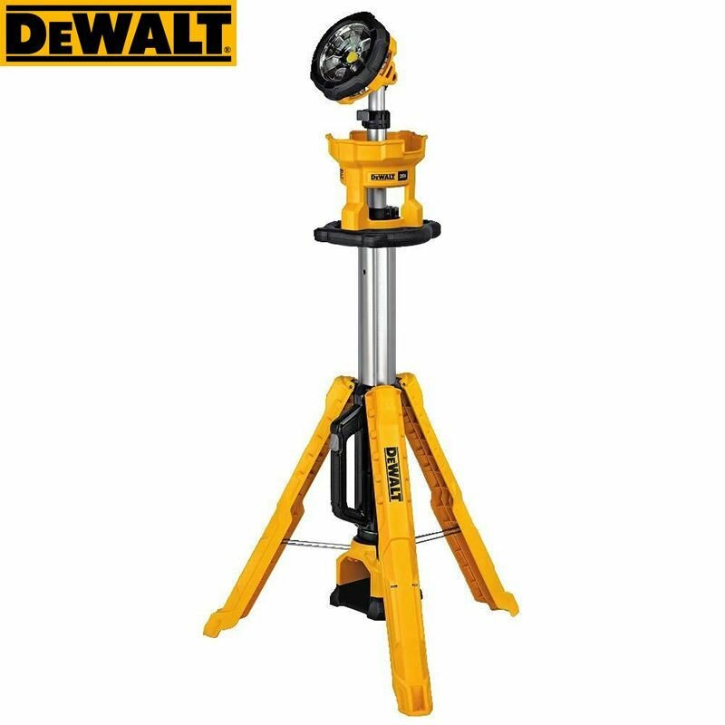 DEWALT DCL079B 20V MAX Светодиодный рабочий фонарь, яркость 3000 люмен, 3 режима, основание штатива, только инструмент