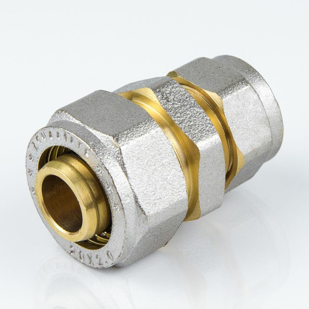 Муфта переходная МП латунь никель обжим Дн 32х20 ГОСТ 32415-2013 7004 Aquasfera 7004-04