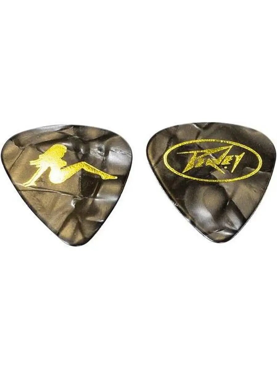 Набор медиаторов PEAVEY Triple XXX 351 Heavy Black, 12 шт